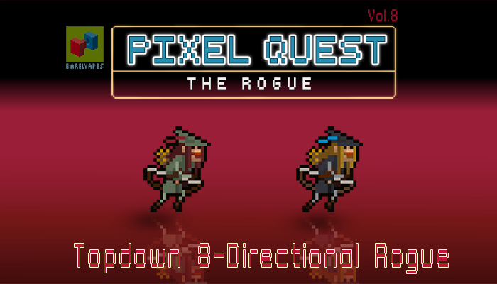 2D Pixel Quest Vol.8 - The Rogue | GameDev Market