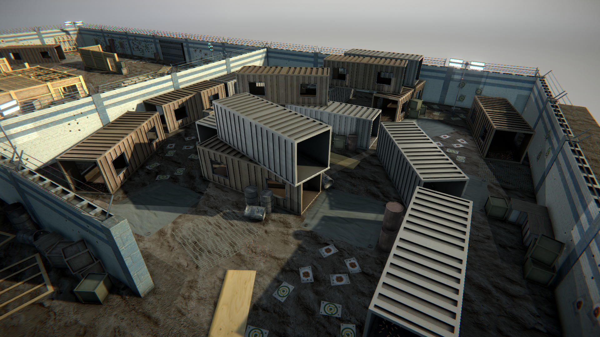 Realistic Modern Military Training Complex Asset Package | GameDev Market