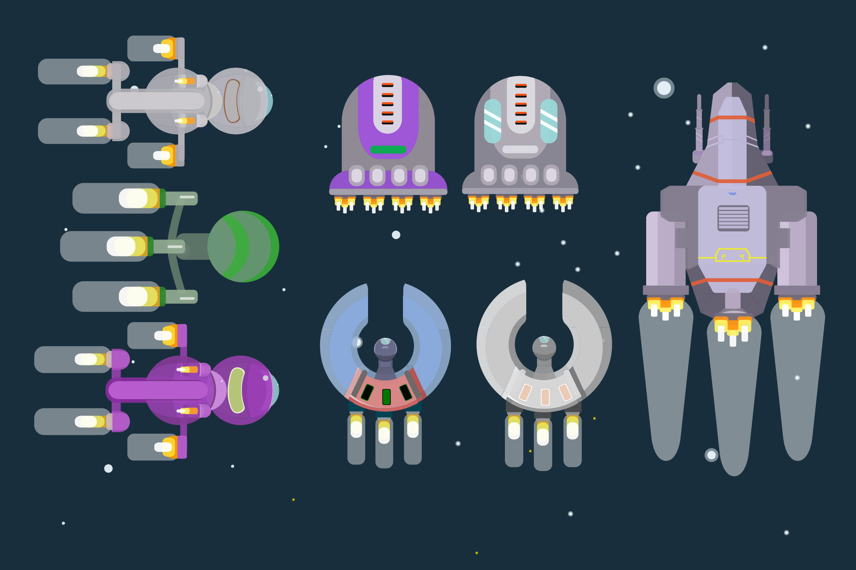 FREE Galactic Invaders – 2D Spaceships Pack | GameDev Market