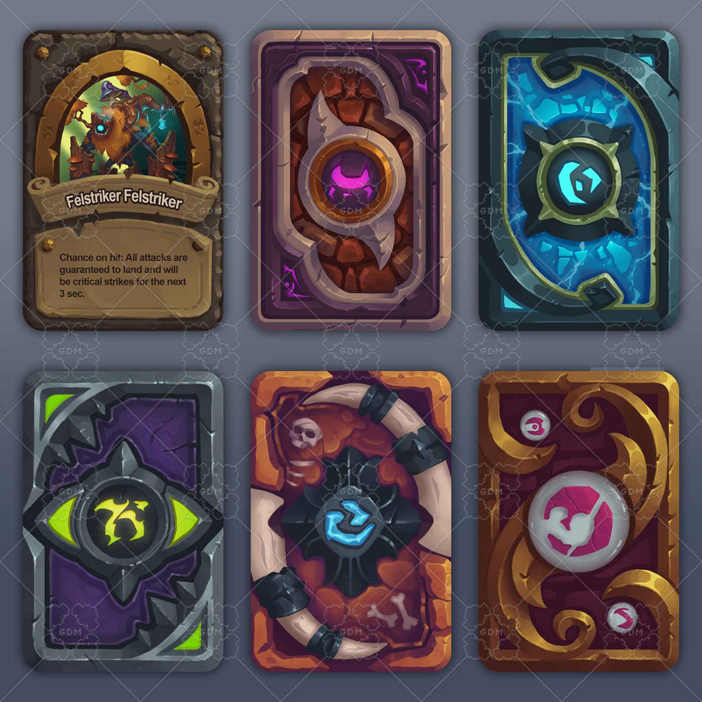 TCG Card Design GameDev Market